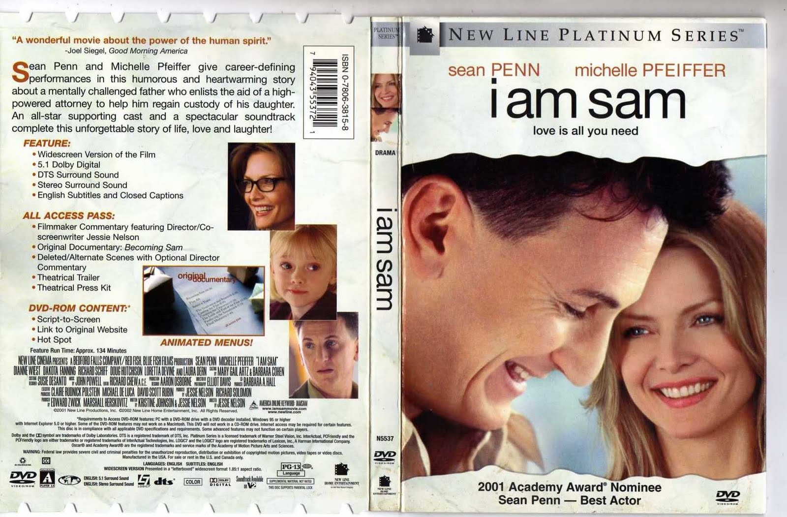 DVD Lables: I am Sam